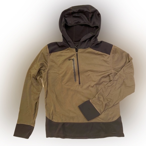 Eddie Bauer | Shirts | Mens First Ascent Pullover Green Smoke Black ...